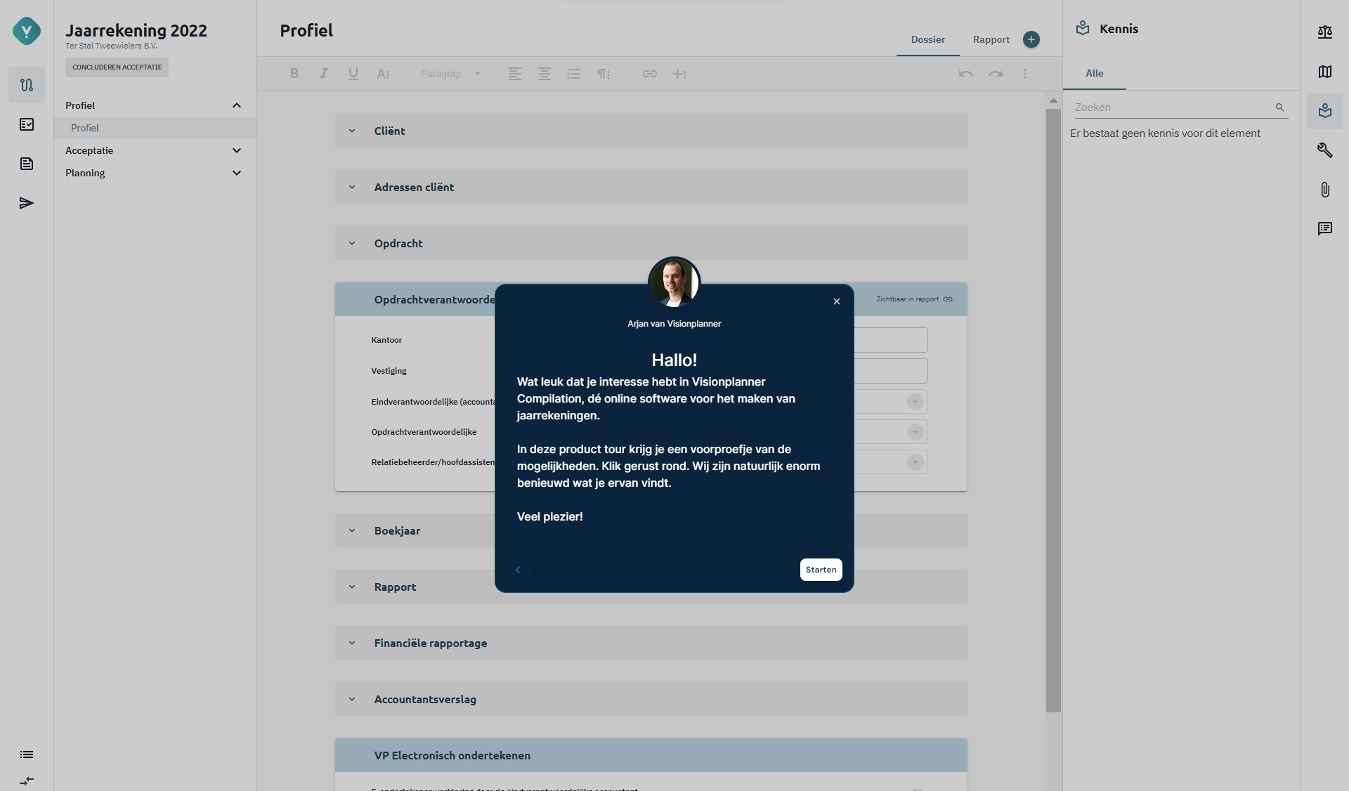 Start jouw voorsprong op de jaarrekening van 2025 nu met Visionplanner